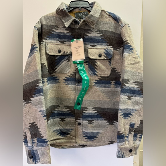 Jachs | Jackets & Coats | Last Onemens Jachs New York Aztec Wool Blend ...